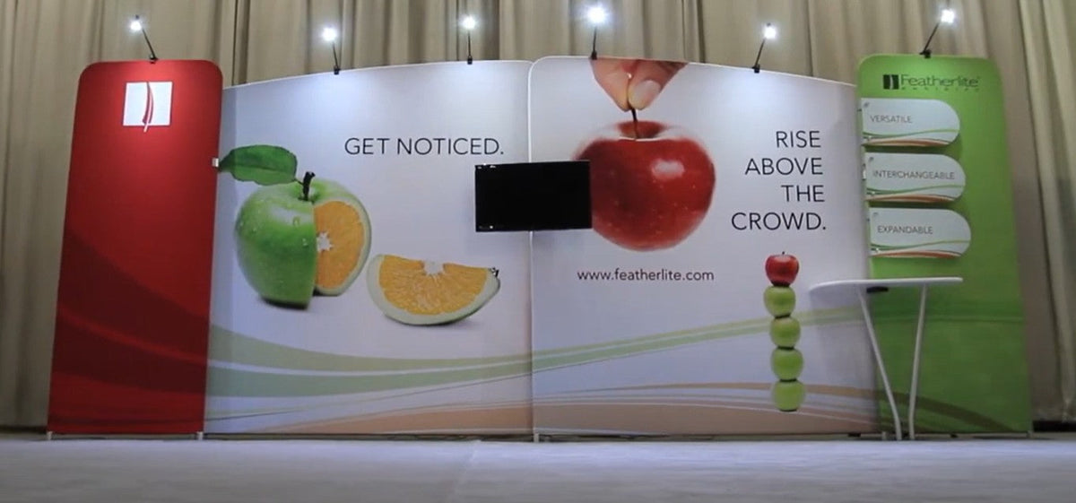 Why Double Sided Graphic Displays Rock! – Featherlite Exhibits